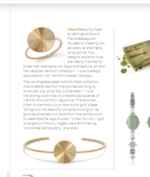 JZA Magazine, July 2021 – Alice Pierre