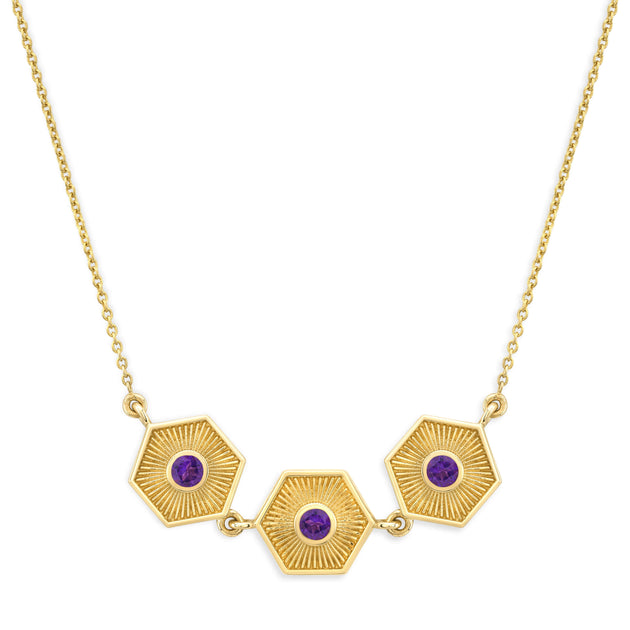 14K Gold Prism Necklace | ALICE PIERRE Jewelry – Alice Pierre
