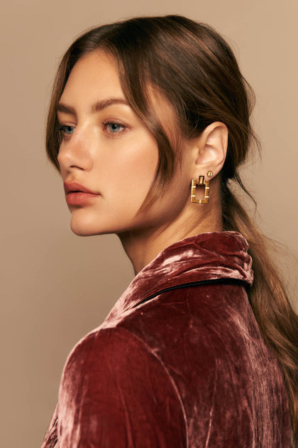 14K Gold Drop Earrings | ALICE PIERRE Jewelry – Alice Pierre