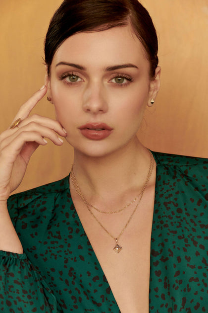 Sofi Pendant - 14K Gold Gemstone Pendant Necklace by ALICE PIERRE ...