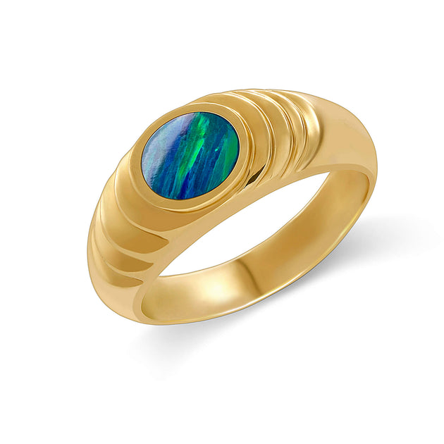 Ripple Ring | Womens Gold Rings | Alice Pierre