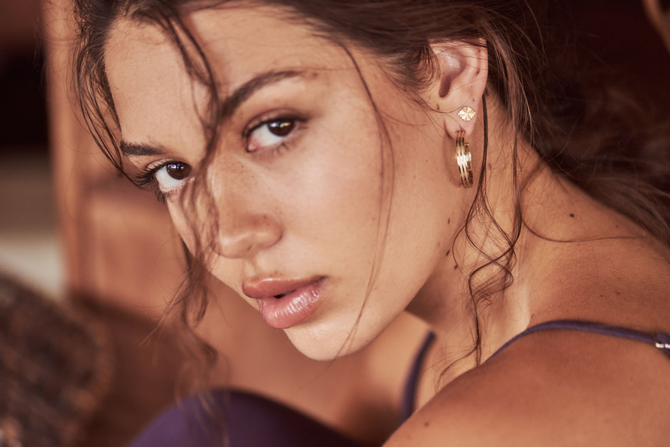 14k Gold Hoop Earrings | ALICE PIERRE Jewelry – Alice Pierre